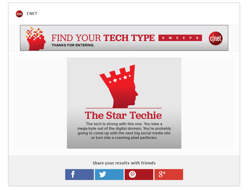 Woobox Quiz app for Facebook Pages, websites, & Twitter