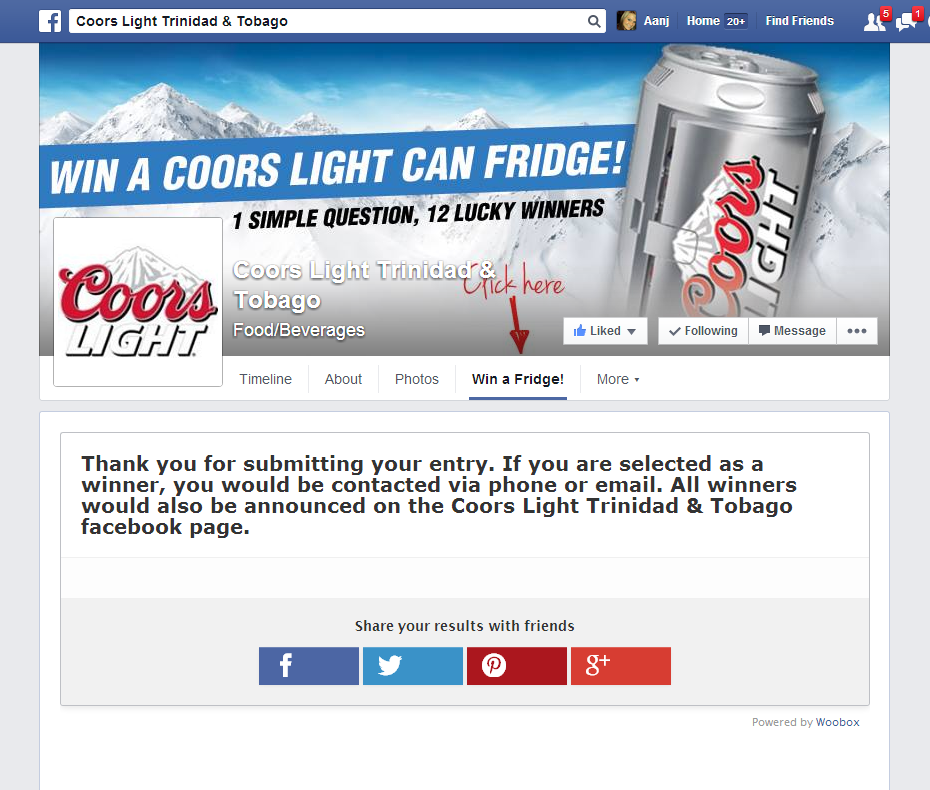 Woobox Quiz app for Facebook Pages, websites, & Twitter