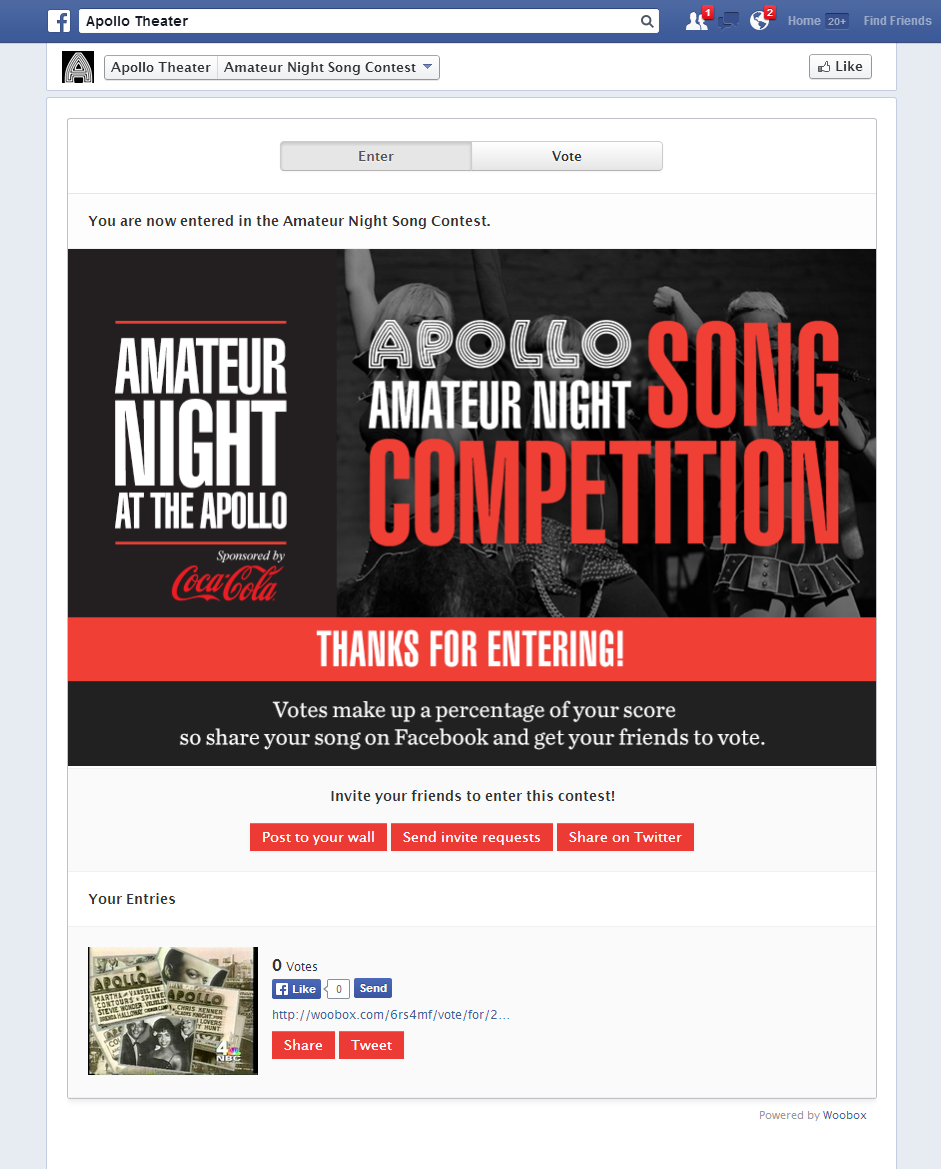 Woobox Video Contest App