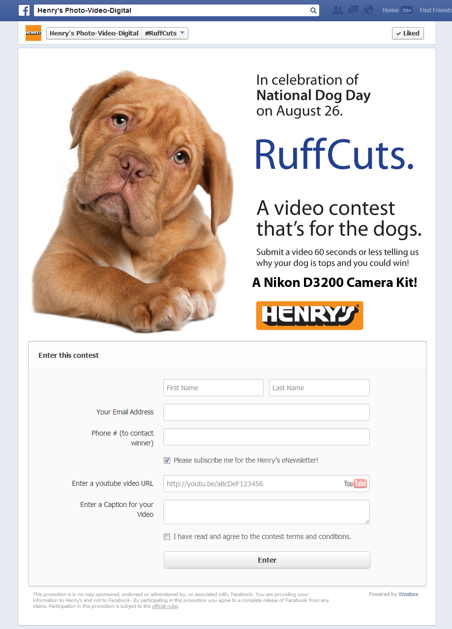 Woobox Video Contest App